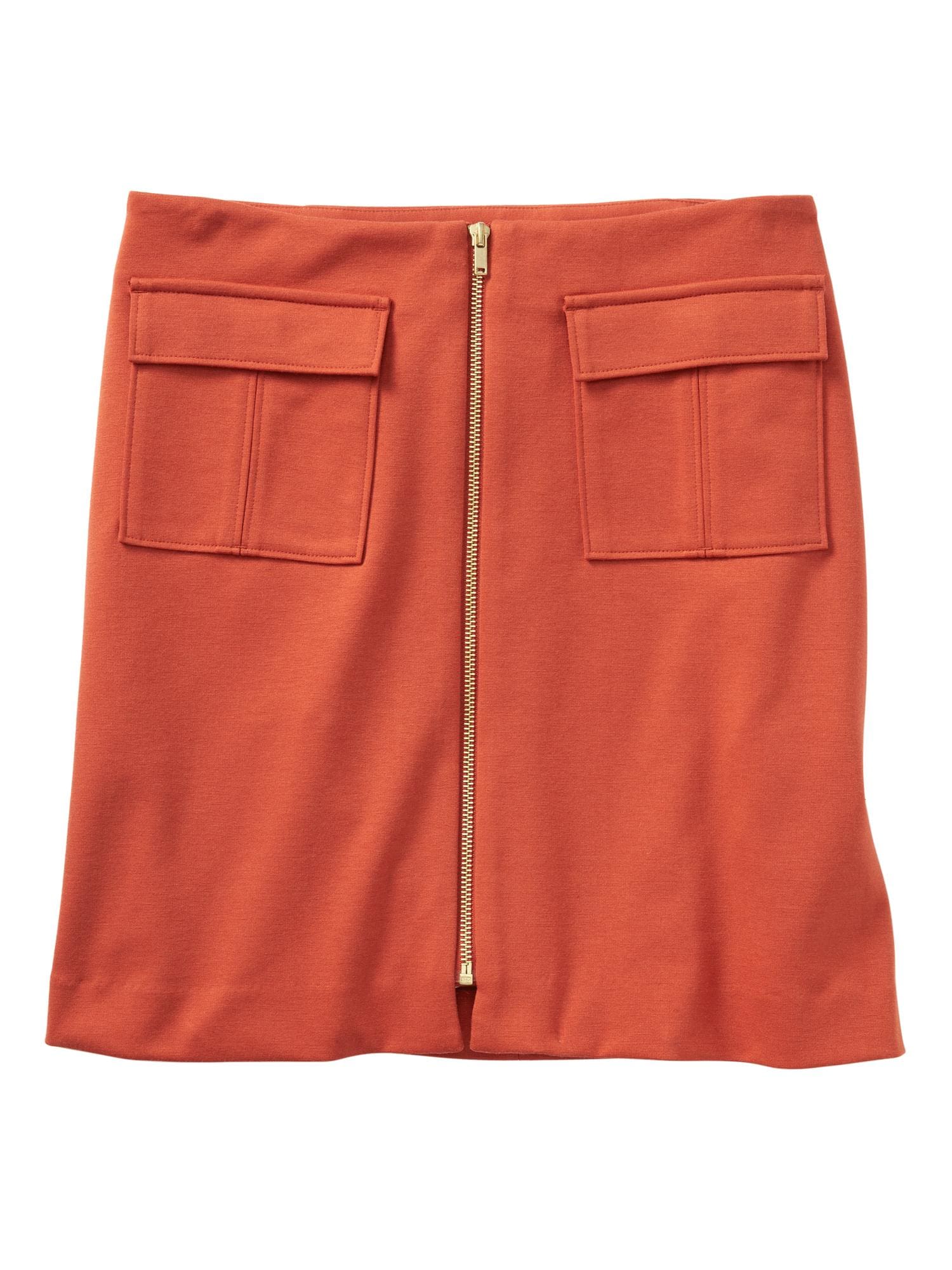 Factory Zip-Front Mini Skirt | Banana Republic Factory