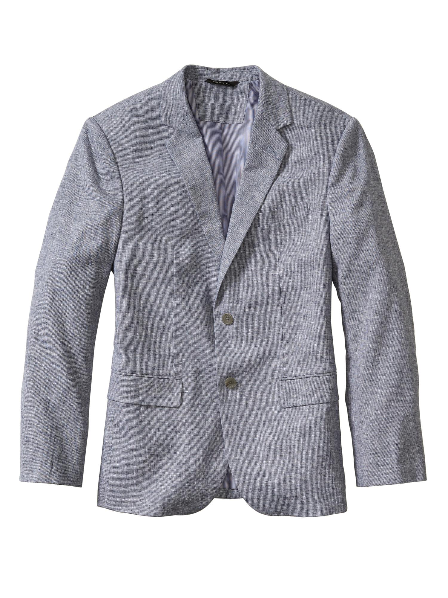 Slim Light Chambray Blazer | Banana Republic Factory