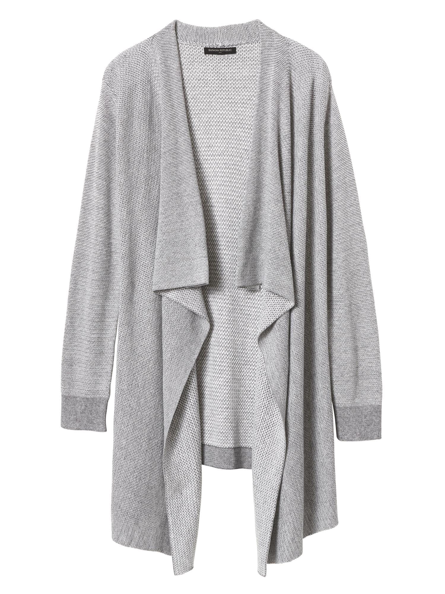 Factory Waterfall Open-Front Cardigan | Banana Republic Factory