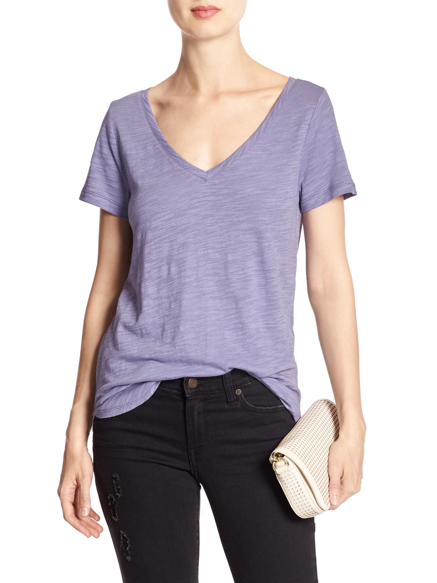 Malibu V-Neck Tee | Banana Republic Factory