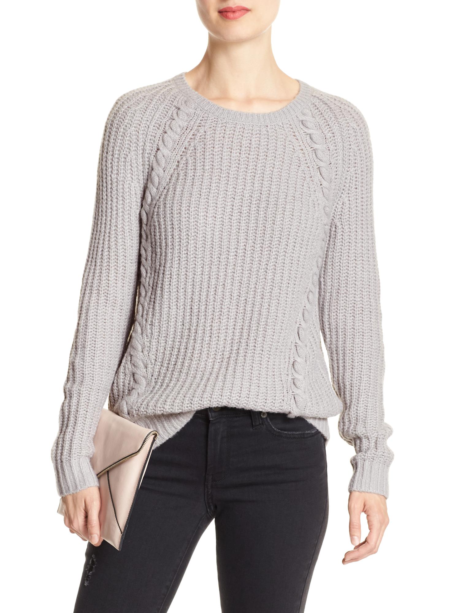 Rope-Stitch Cable Sweater | Banana Republic Factory