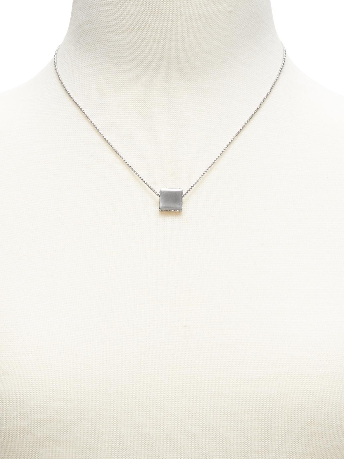 Pave Square Necklace | Banana Republic Factory
