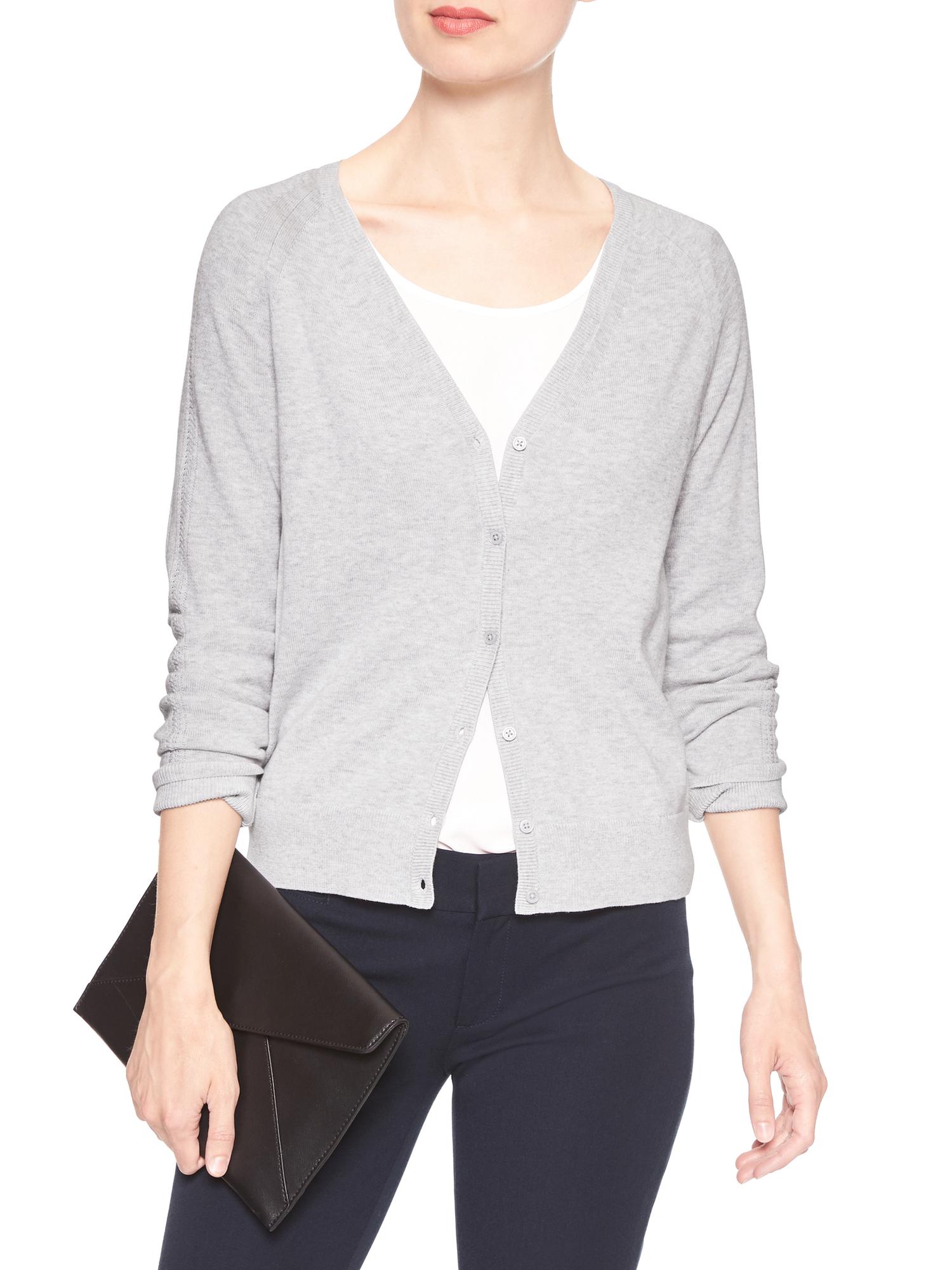 Machine Washable V-Neck Forever Cardigan | Banana Republic Factory