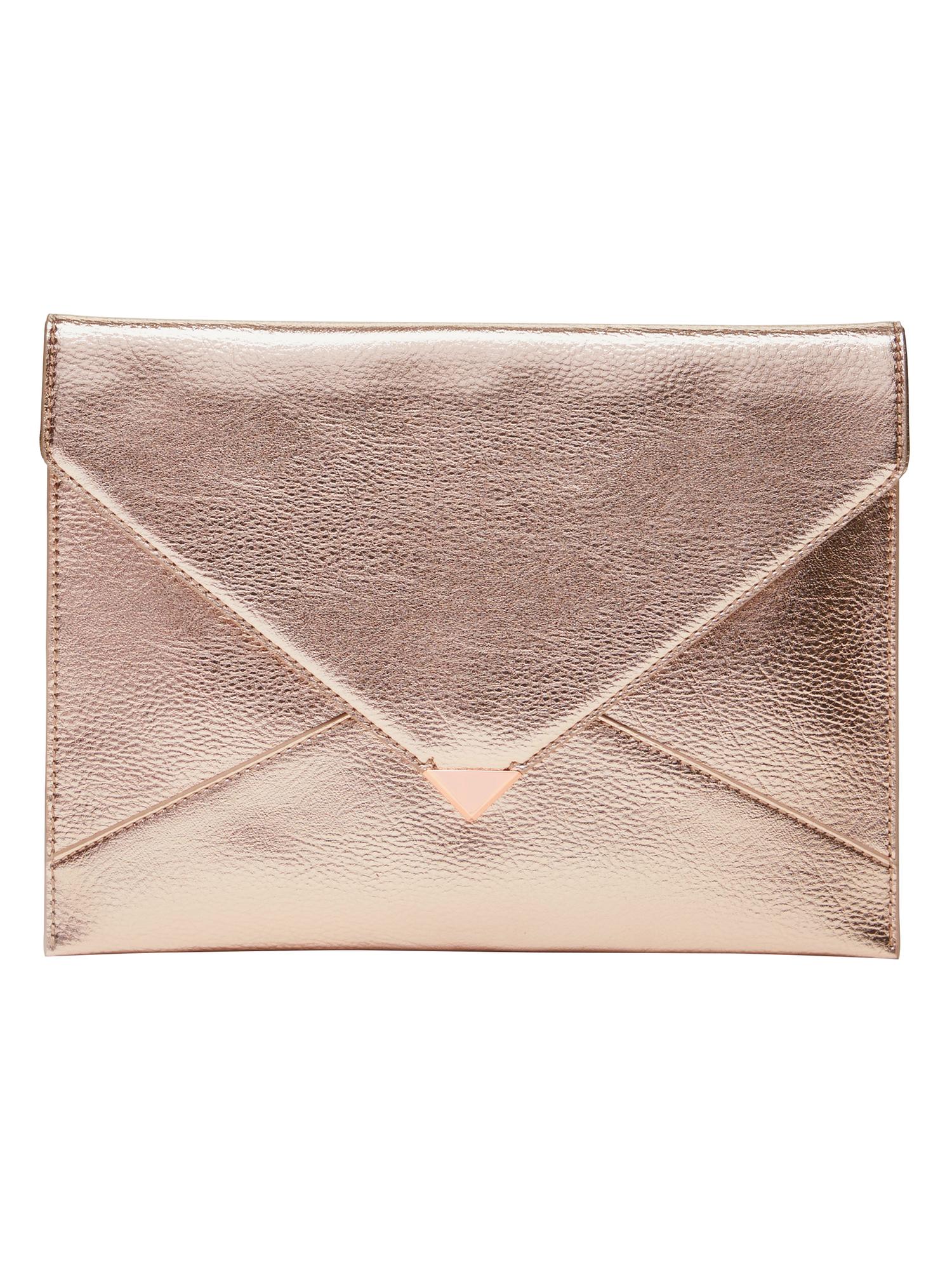 Metal-Tip Envelope Clutch | Banana Republic Factory