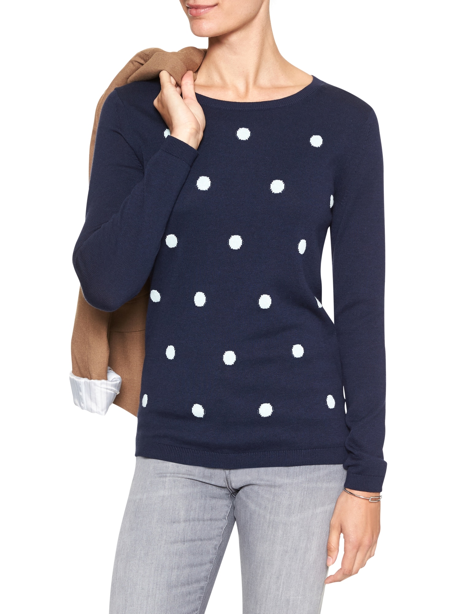 Bold Dot Forever Sweater | Banana Republic Factory