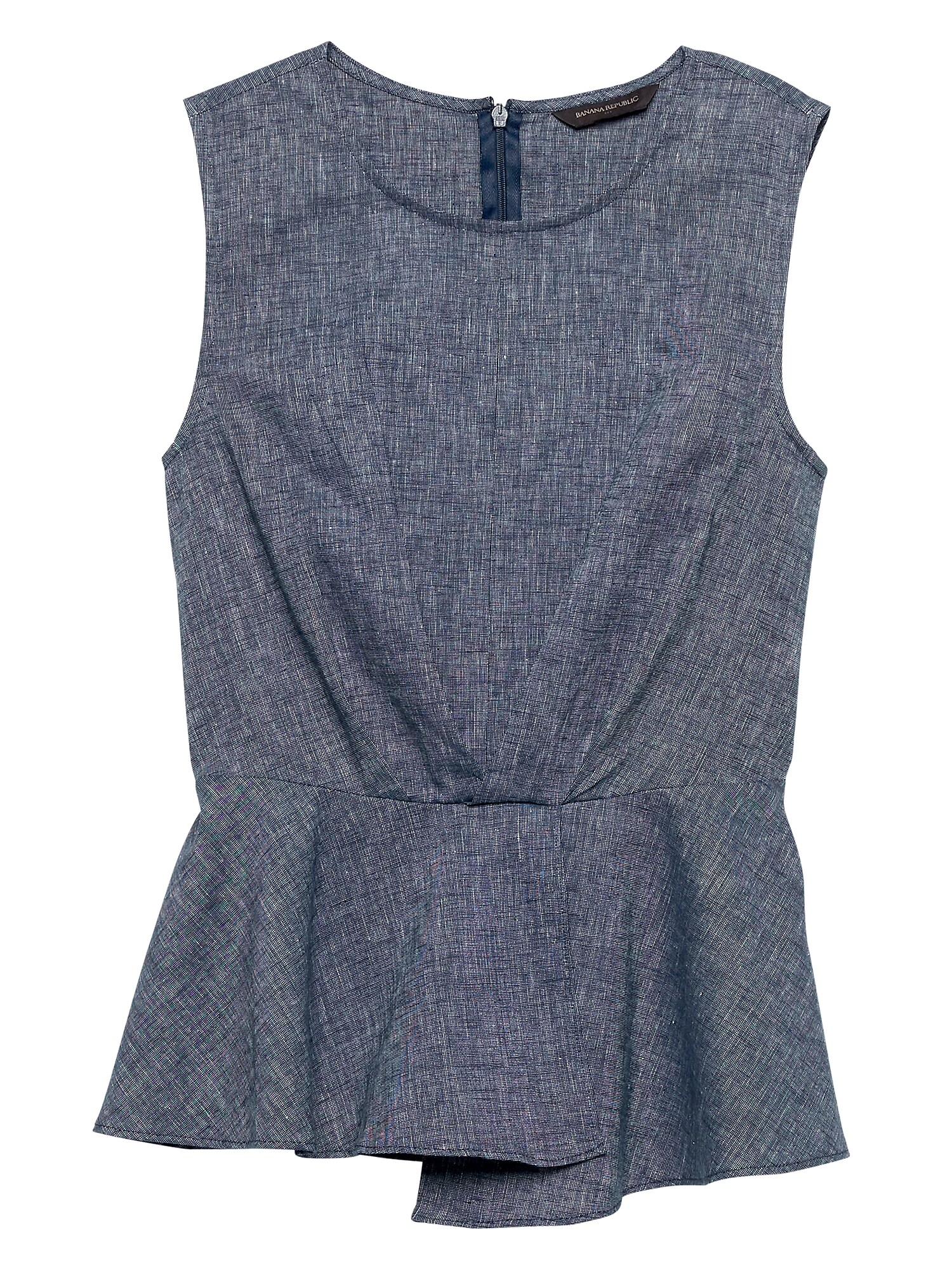 Peplum Overlap Tank | Banana Republic Factory