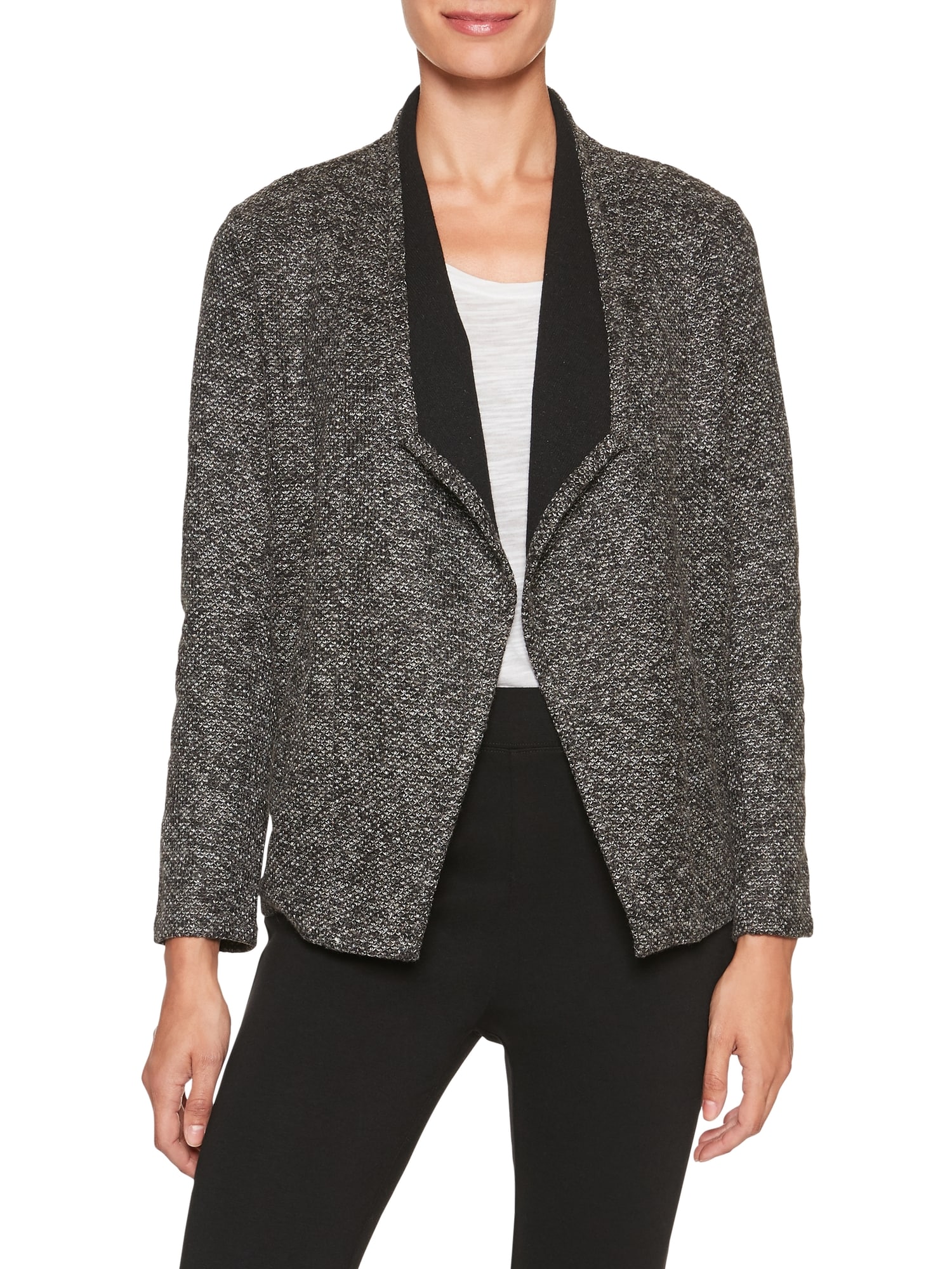 Open Front Texture Jacket | Banana Republic Factory