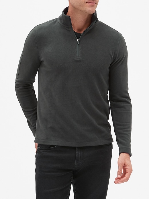UltraWarm Half-Zip Microfleece Sweatshirt | Banana Republic Factory