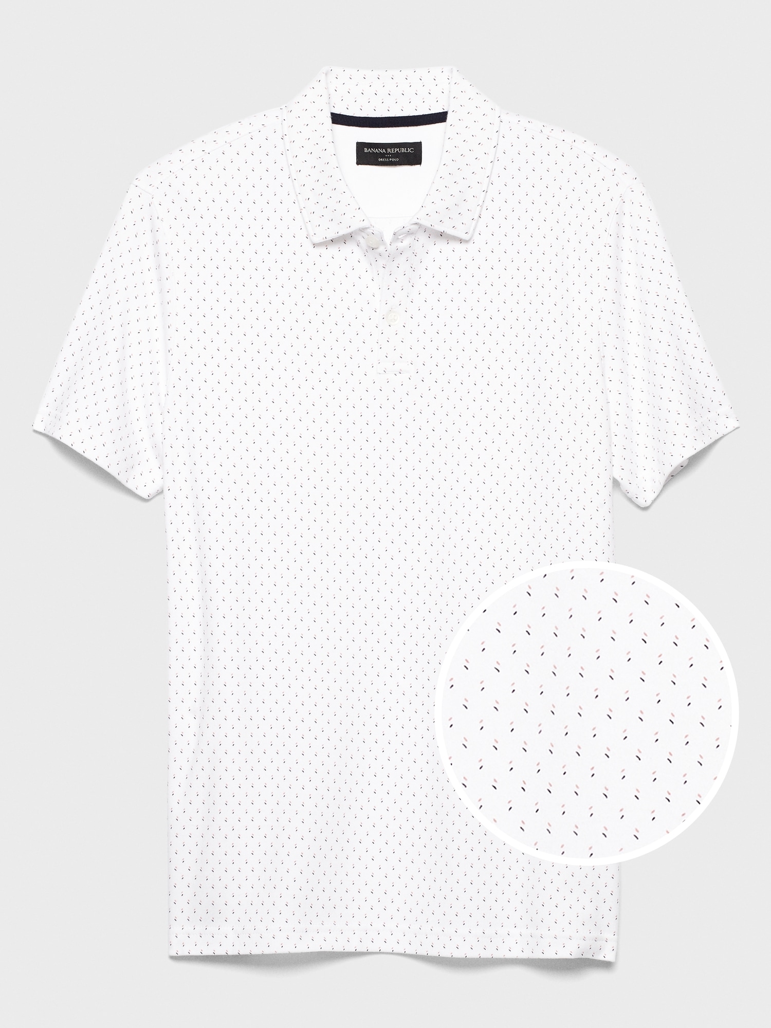 Microprint Dress Polo | Banana Republic Factory