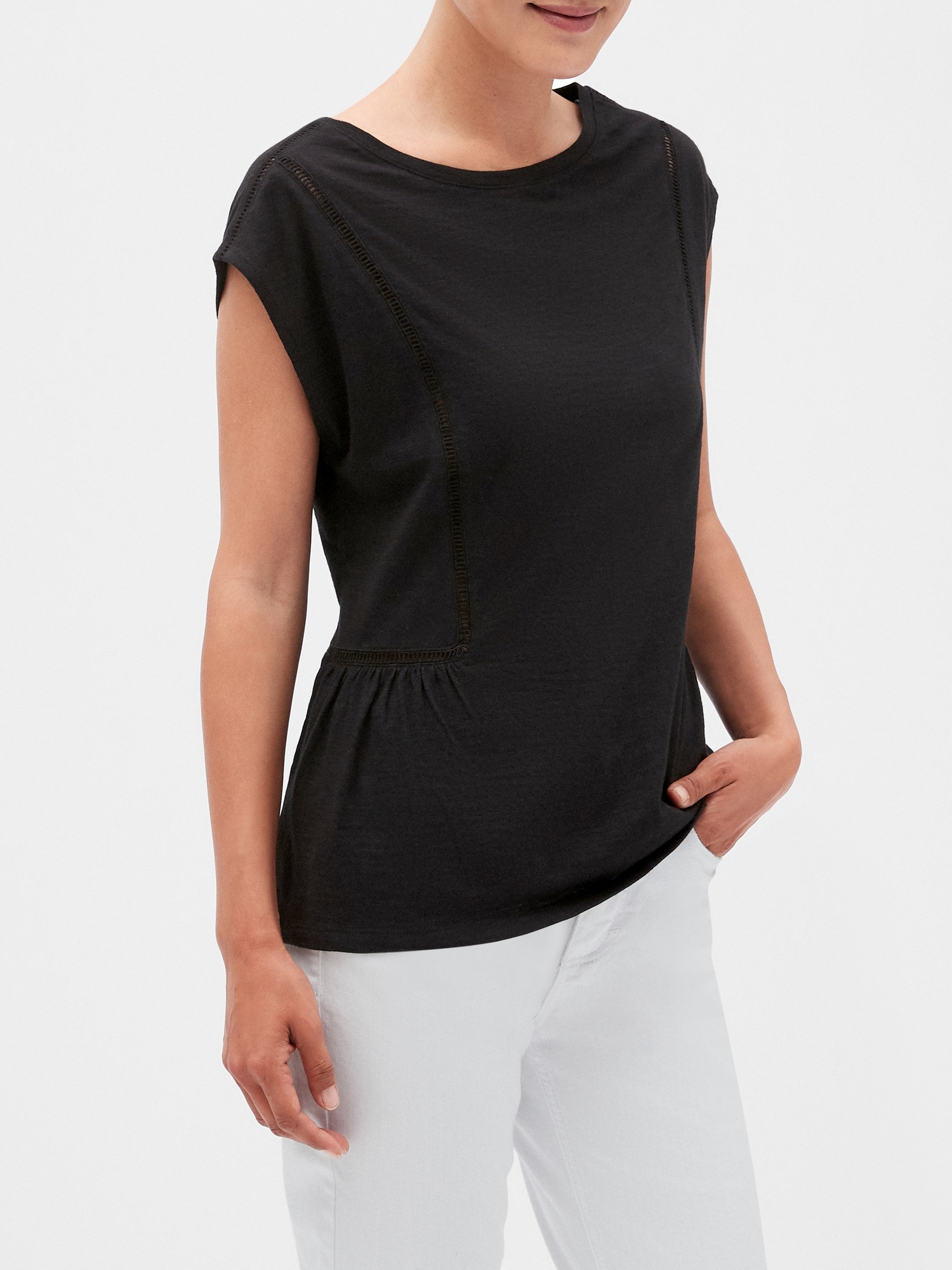 Ladder Trim Top | Banana Republic Factory