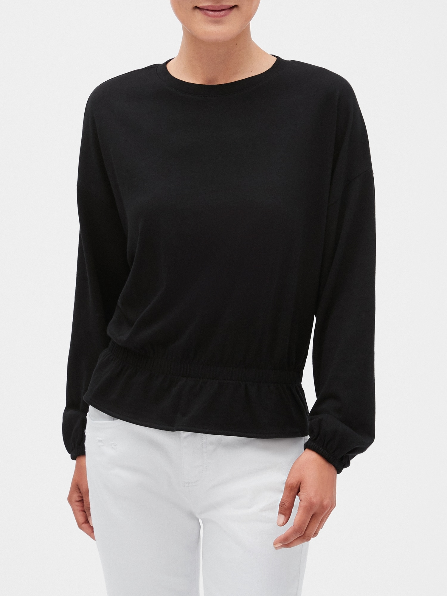 Gathered Hem Top | Banana Republic Factory