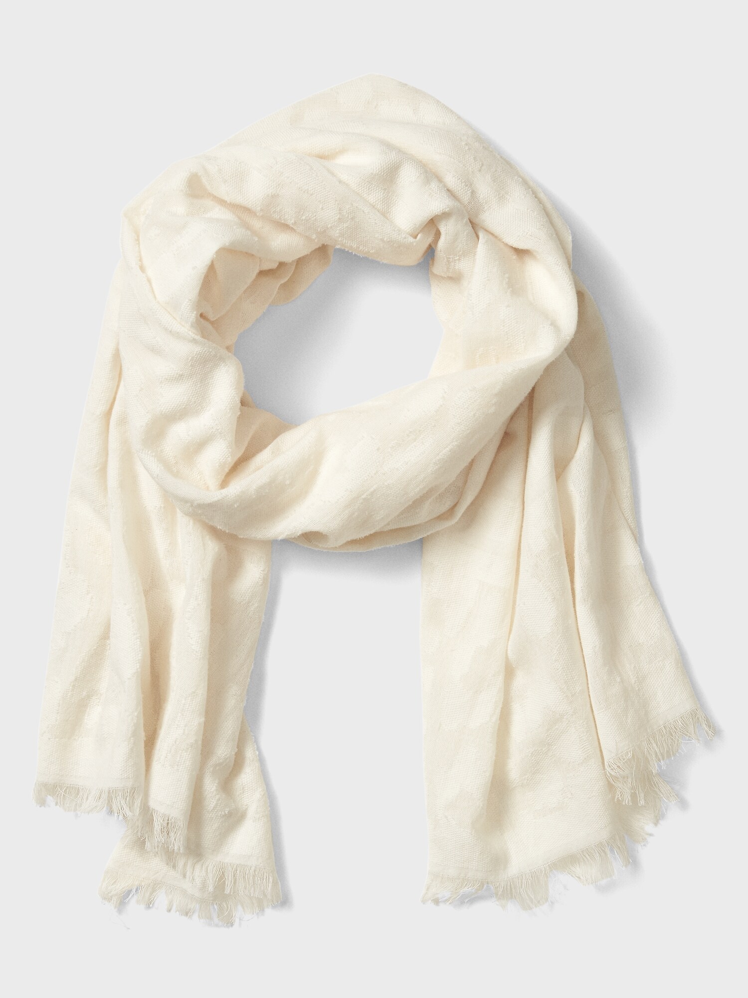 Lightweight Jacquard Abstract Scarf | Banana Republic Factory