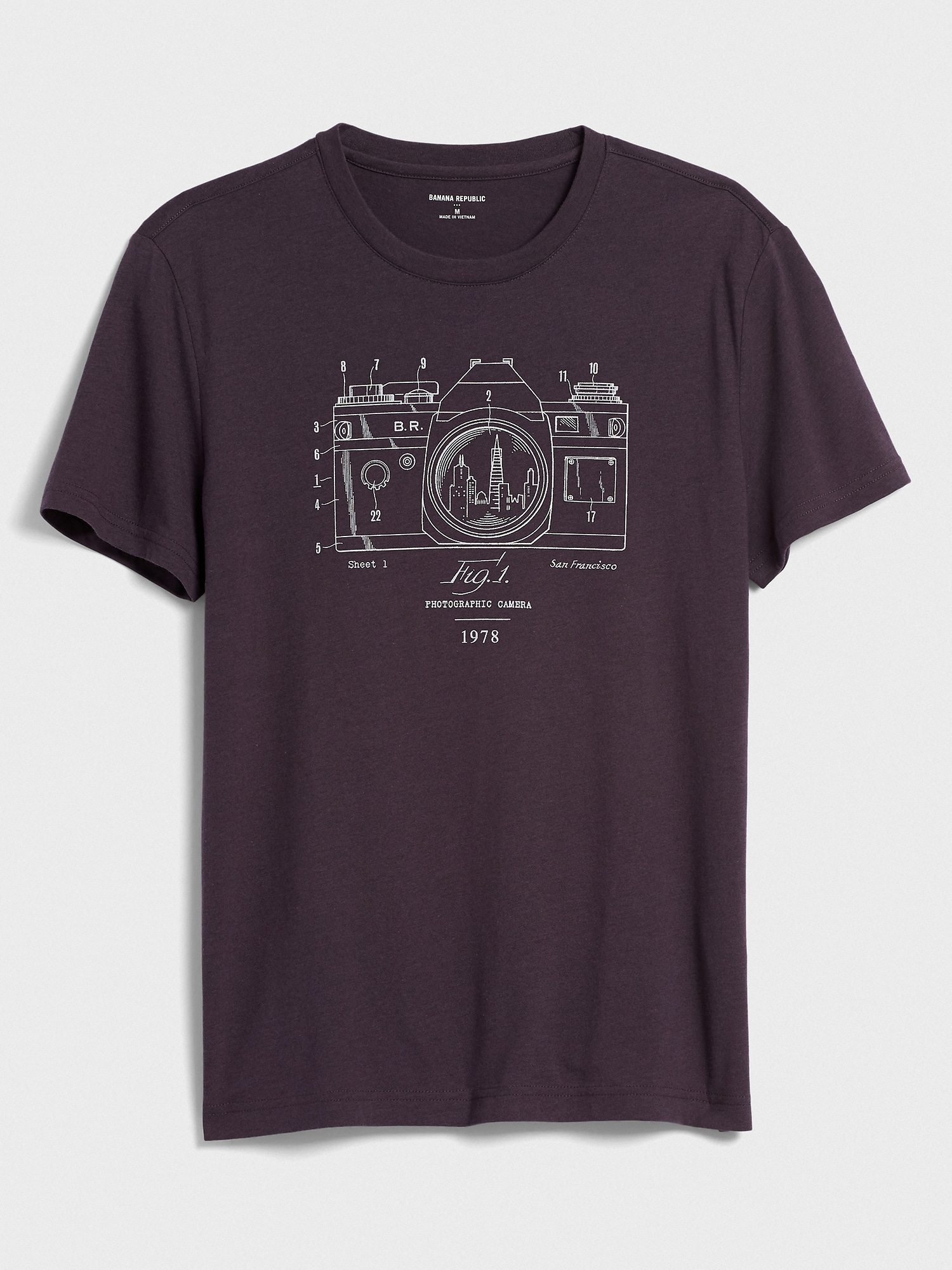 Camera Graphic T-Shirt | Banana Republic Factory