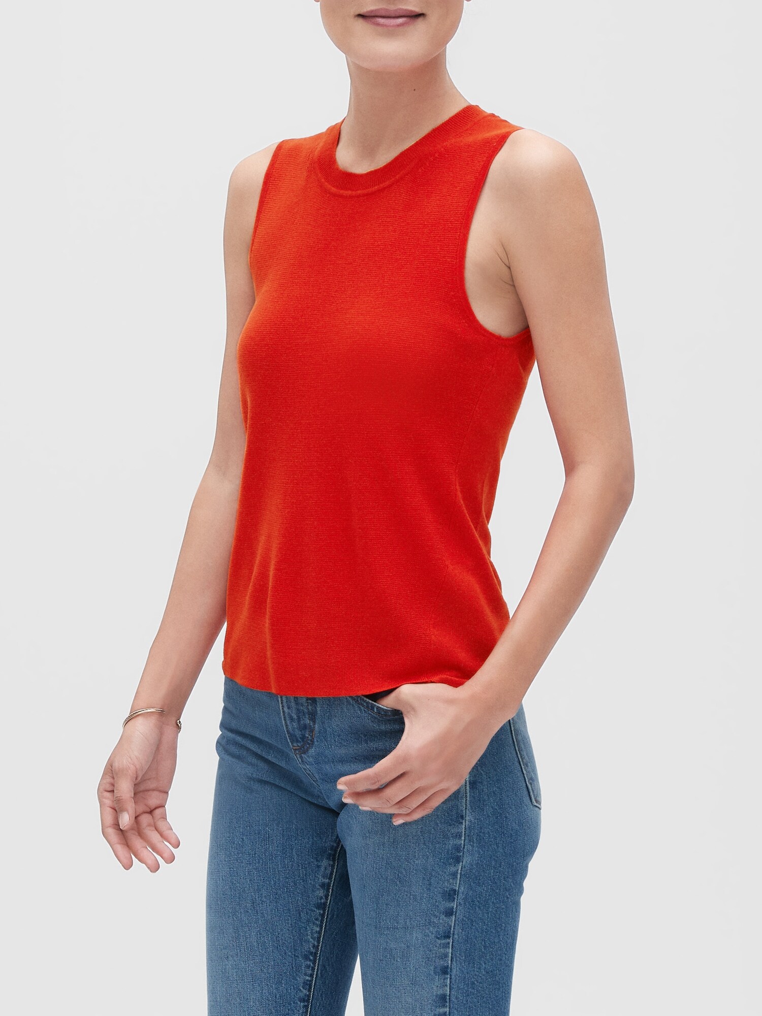 Shell Crew-Neck Sweater | Banana Republic Factory