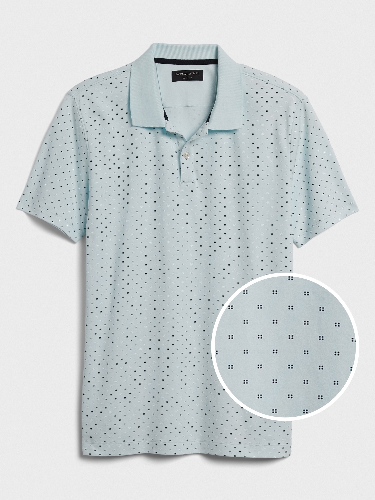 Microprint Dress Polo | Banana Republic Factory