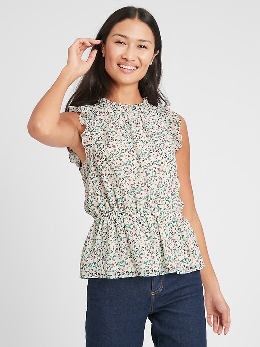 Shine Flutter Top | Banana Republic Factory