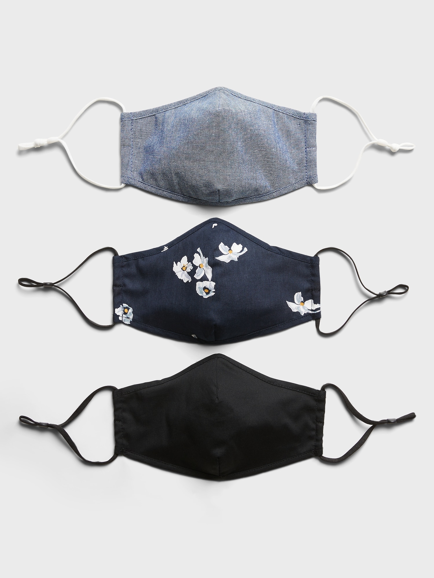 Adult Contour Face Mask (3-pack) | Banana Republic Factory