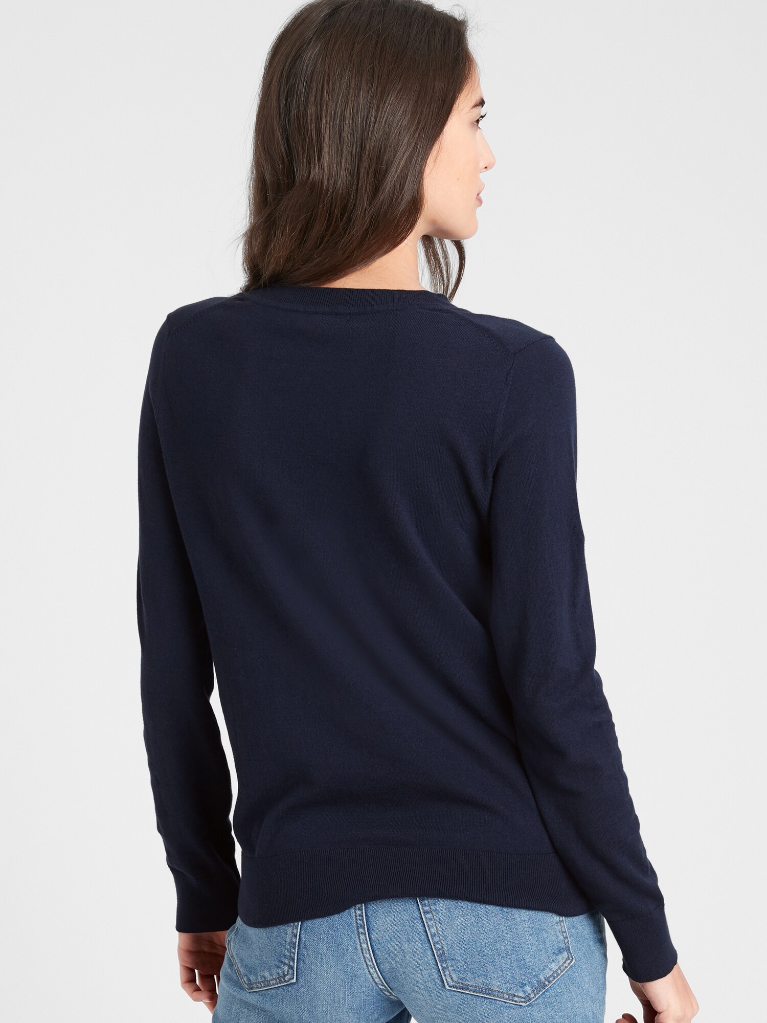 Washable Forever Heart Intarsia Crew-Neck Sweater | Banana Republic Factory