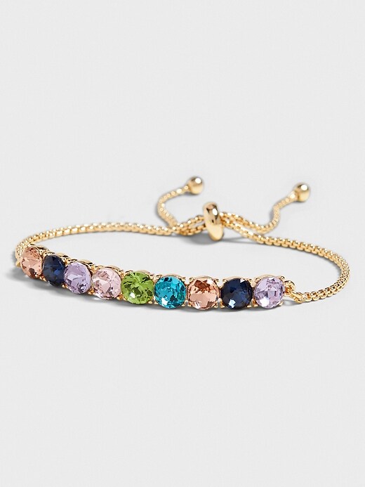 Rainbow Crystal Bracelet | Banana Republic Factory