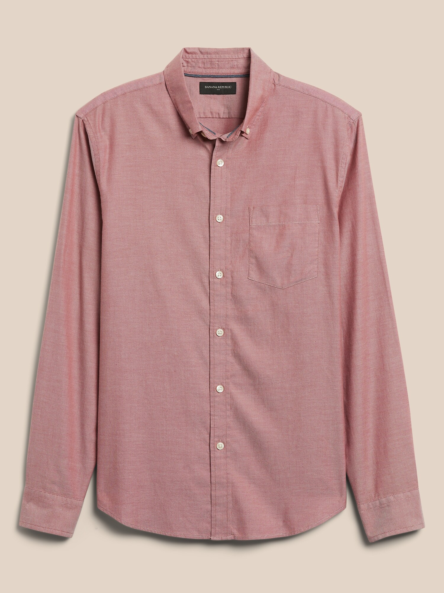 Slim Fit Organic Cotton Untucked Oxford Shirt Banana Republic Factory Slim Fit Organic Cotton Untucked Oxford Shirt Banana Republic Factory
