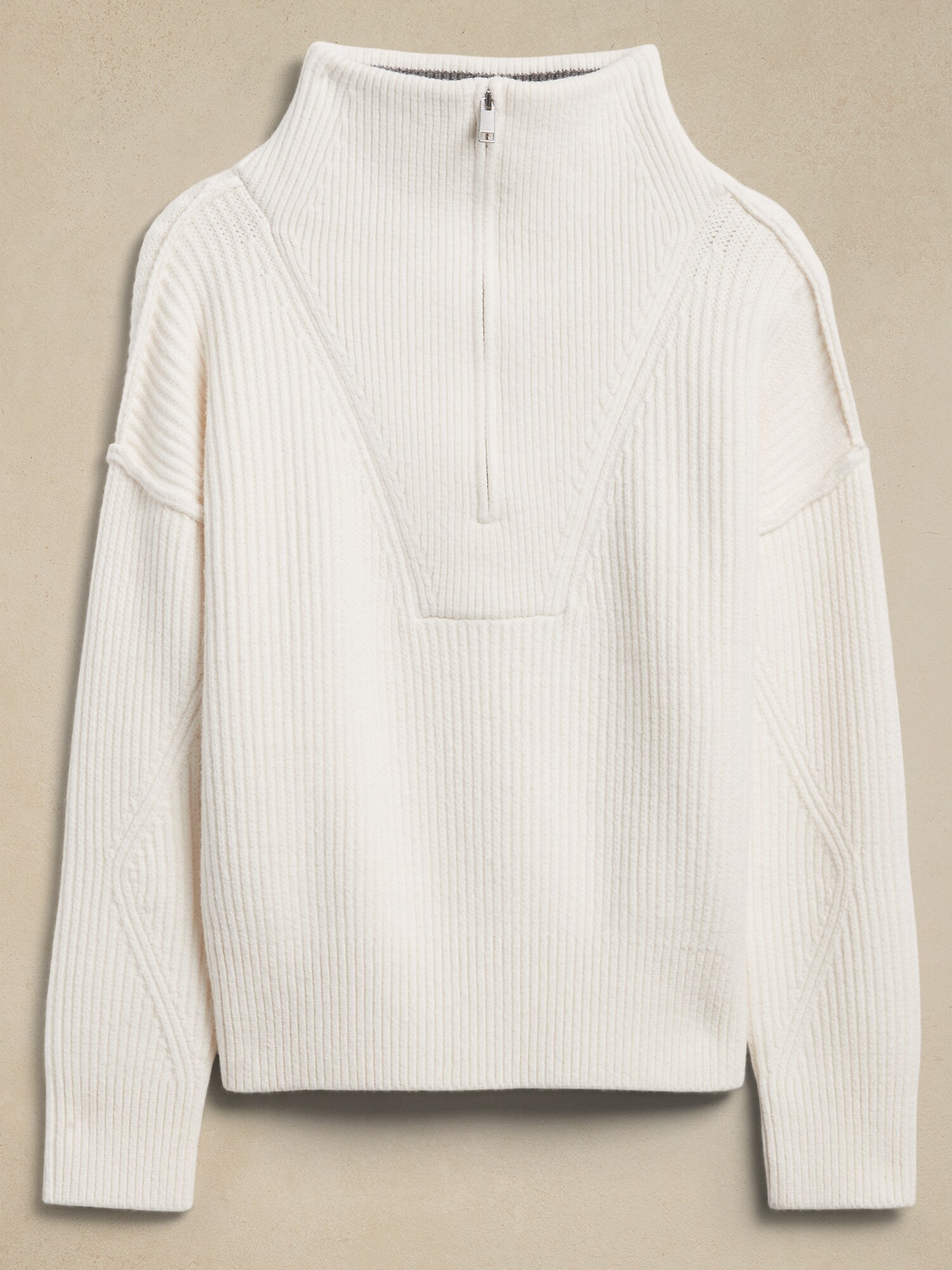 Chunky Half Zip Sweater | Banana Republic Factory