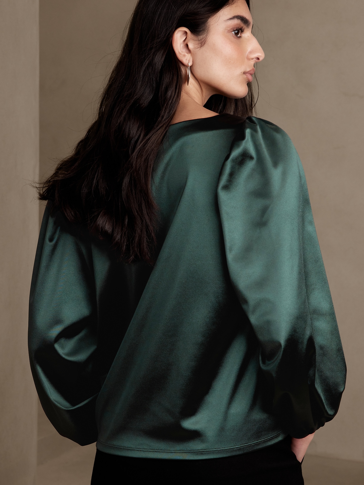 Satin Top | Banana Republic Factory