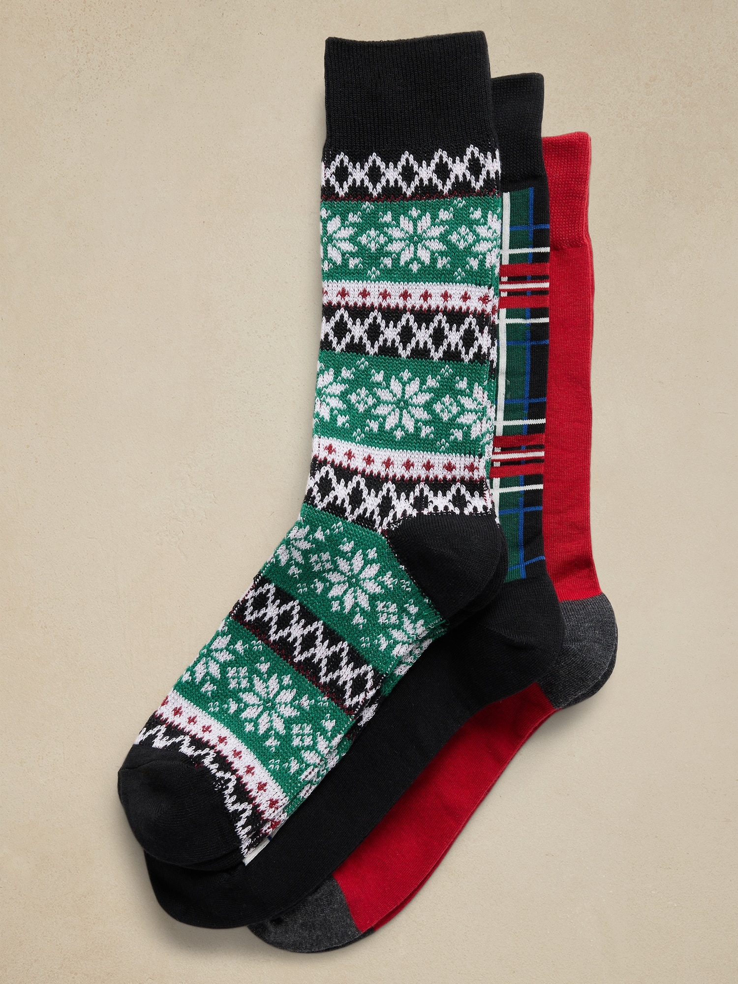 Holiday Socks (3-Pack) | Banana Republic Factory