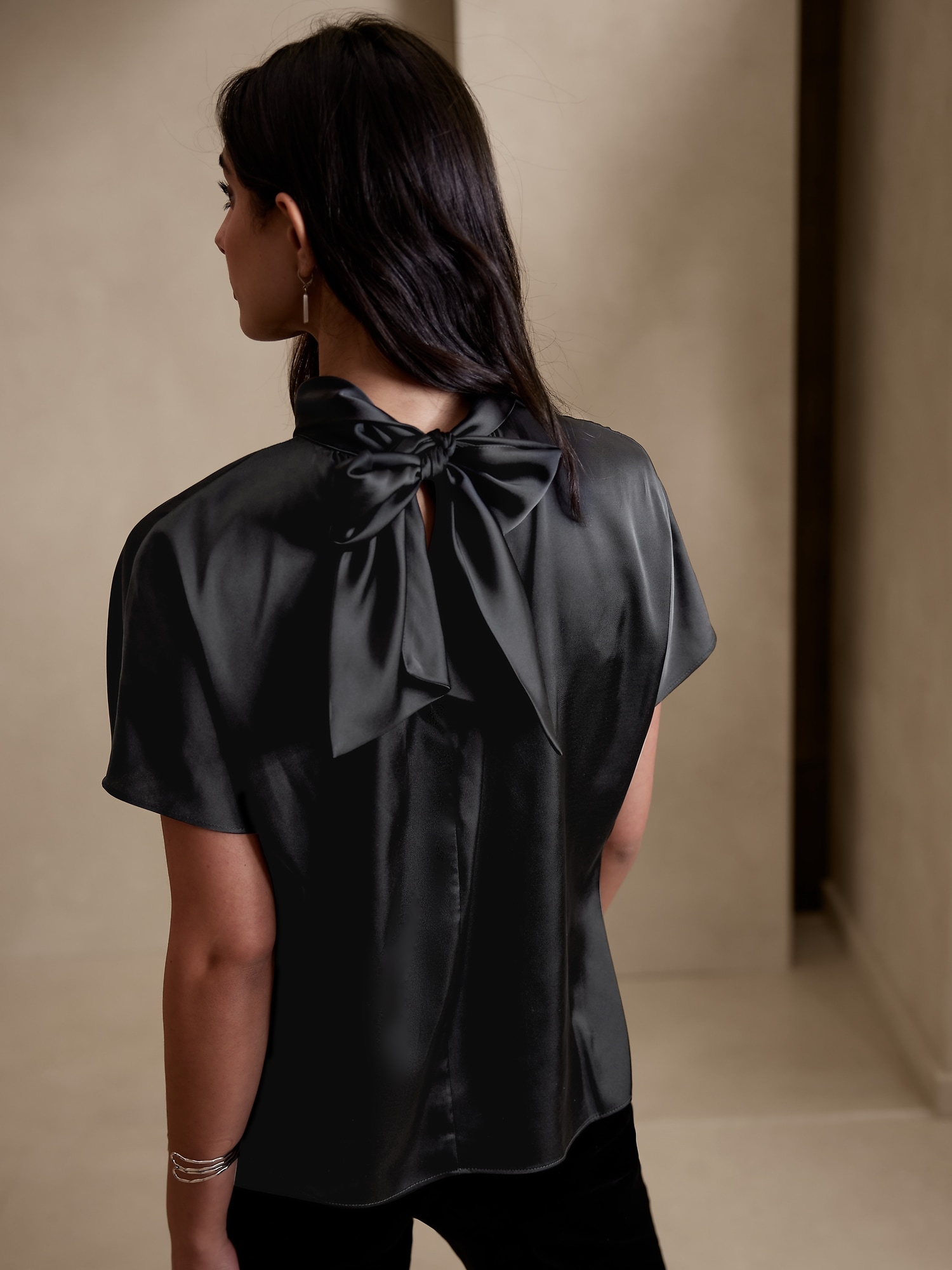 Tie-Back Blouse | Banana Republic Factory