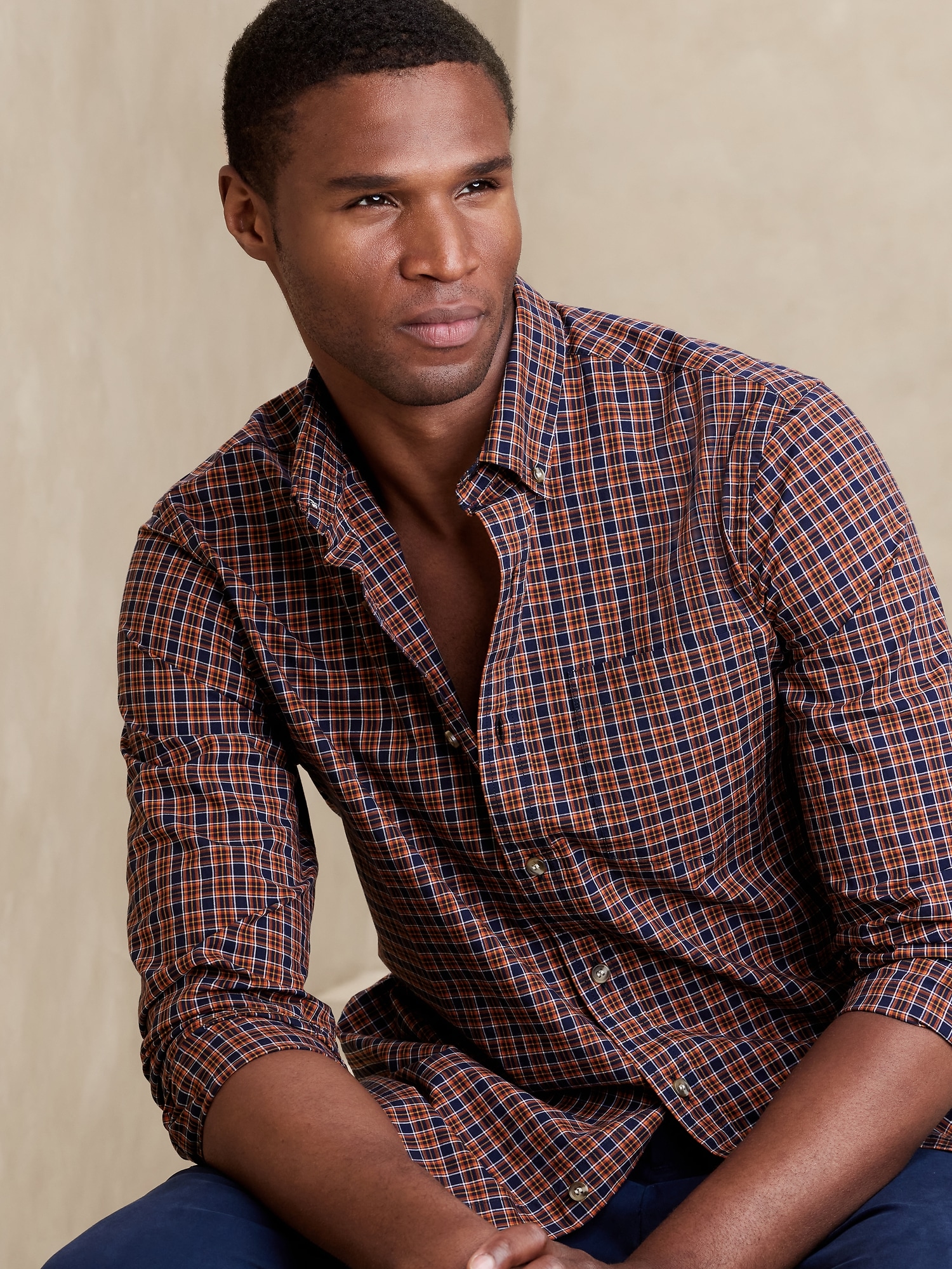 Slim Fit Untucked Shirt | Banana Republic Factory