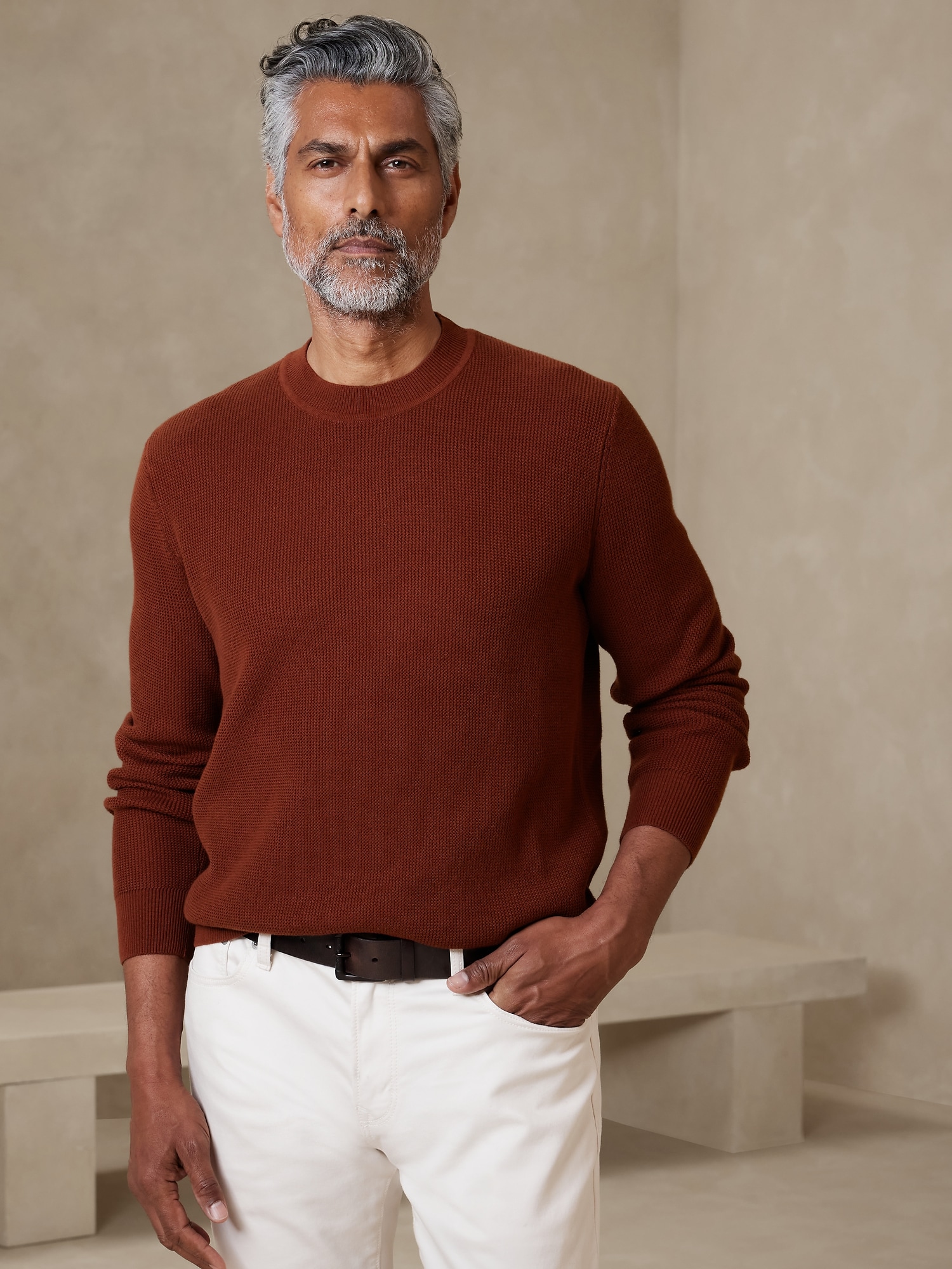 Racking-Stitch Sweater | Banana Republic Factory