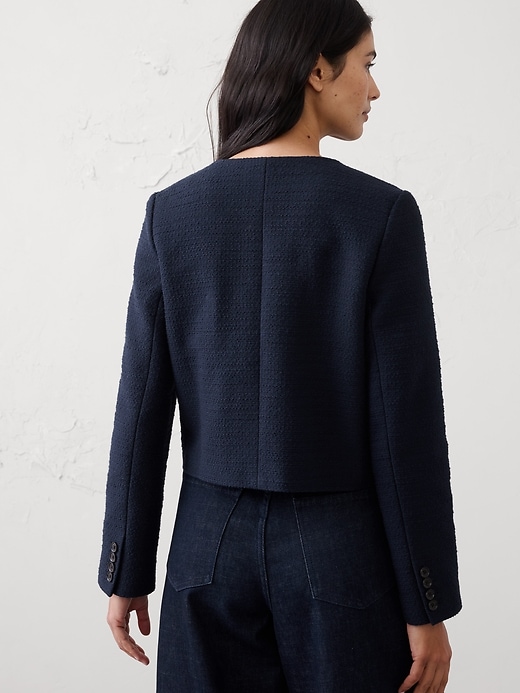 Collarless Suit Jacket | Banana Republic Factory