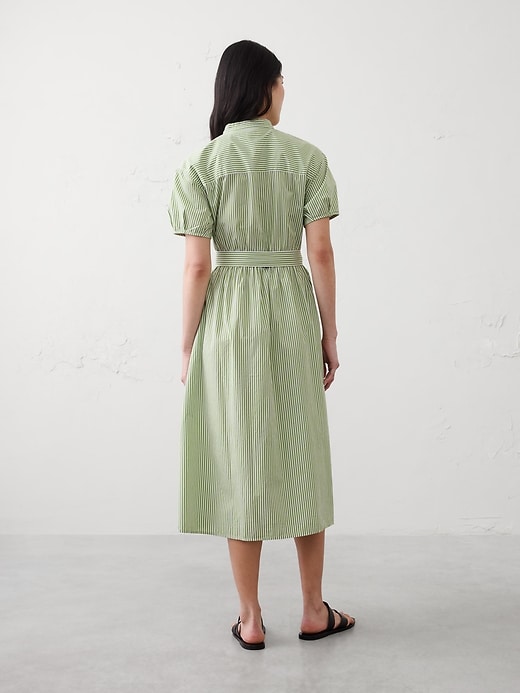 Chambray Midi Shirtdress | Banana Republic Factory