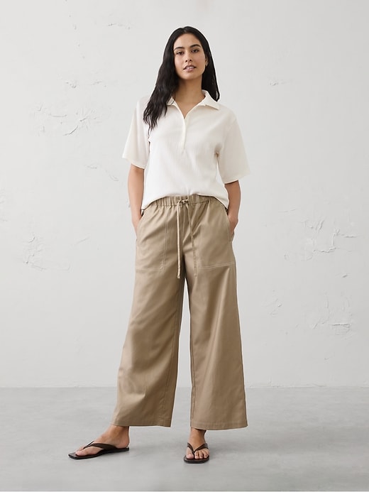 Textured Smocked Polo | Banana Republic Factory