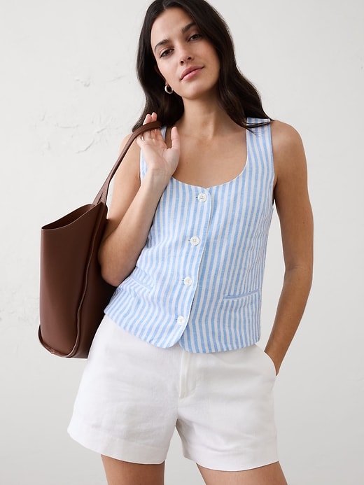 Scoop-Neck Vest | Banana Republic Factory