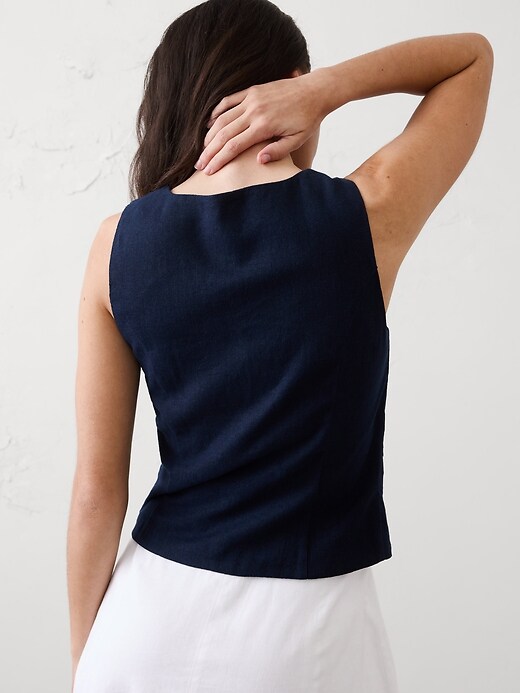 Scoop-Neck Vest | Banana Republic Factory