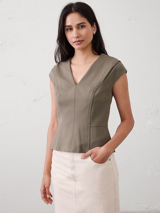 Seamed Hourglass Top | Banana Republic Factory